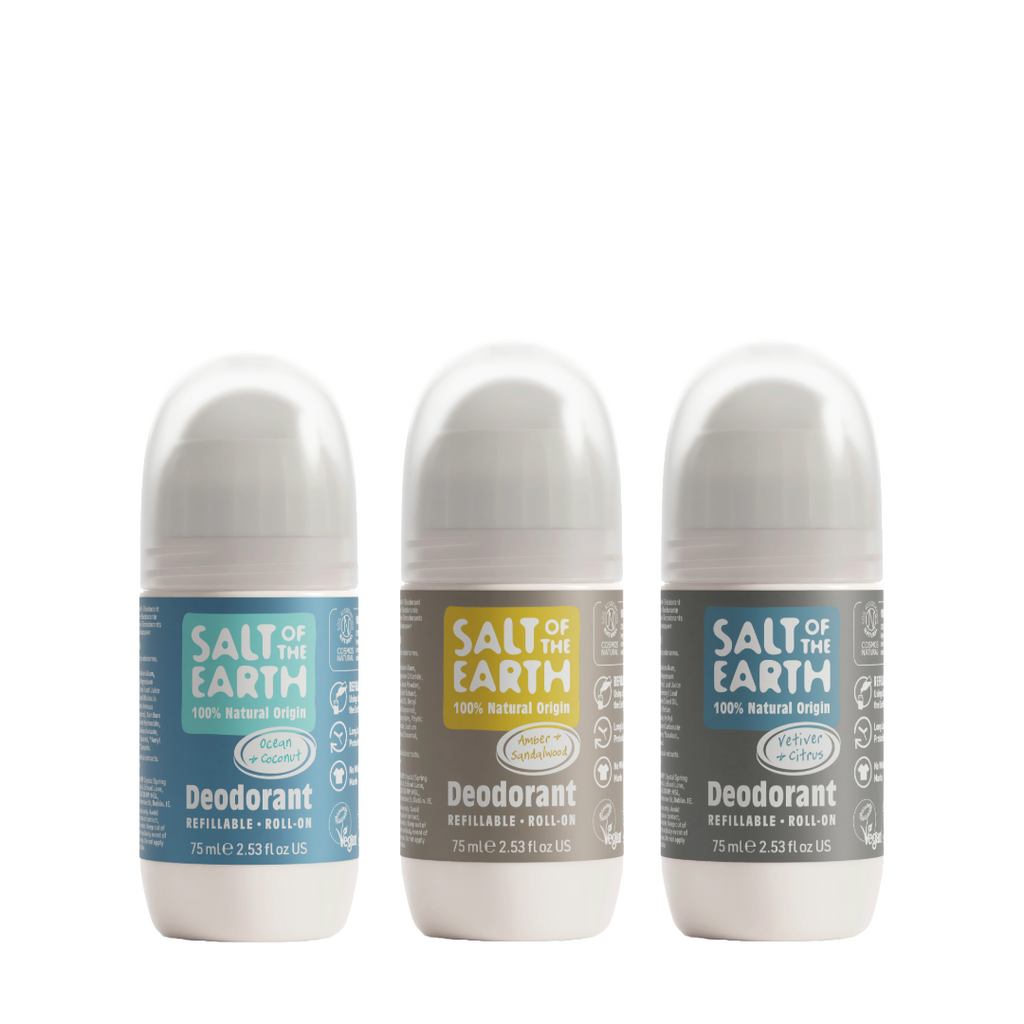 Refillable Roll-Ons | Natural Deodorant | Salt of the Earth – Salt of ...